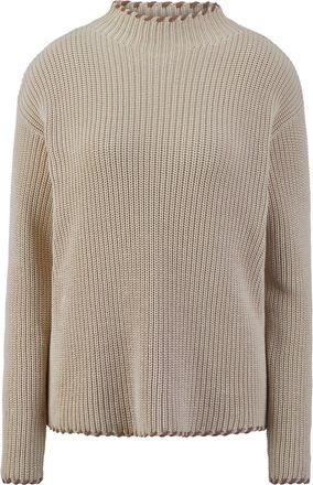 Peter Hahn Pullover Stehkragen Peter Hahn beige