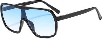 Generic Lunettes De Soleil Dext&eacute;rieur &Agrave; Grande Monture For Hommes, For Vacances, Conduite, Trajets Quotidiens(Blue)