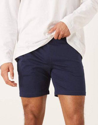 Polo Ralph Lauren Schlaf-Shorts aus Baumwolljersey in Cruise Navy-Bunt