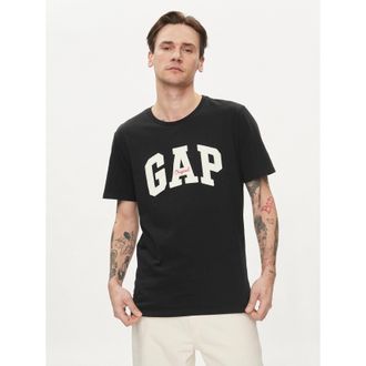 GAP T-Shirt 471777-07 Schwarz Regular Fit