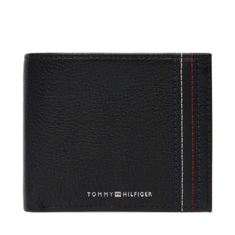 Tommy Hilfiger Geldb&ouml;rse Tommy Hilfiger Th Central Cc & Coin AM0AM14233 Schwarz
