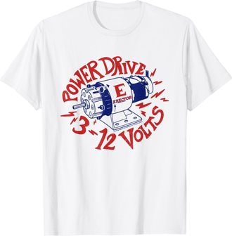 Meccano Erector Powerdrive 12 Volt Elektromotor Retro T-Shirt