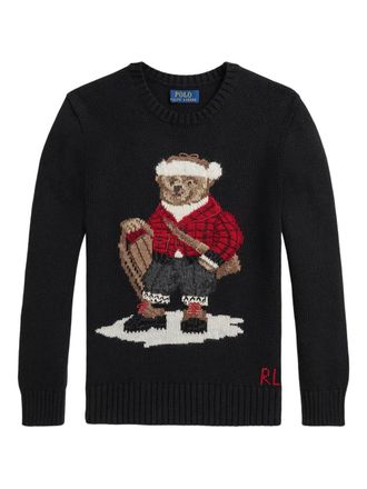 Polo Ralph Lauren Boys Kids Sweater Black Cotton