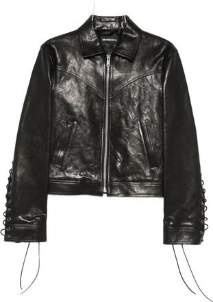 Ann Demeulemeester Long-sleeve Leather Jacket