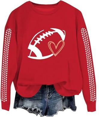 Generic Pull pour femme - Imprim&eacute; graphique britannique - Haut surdimensionn&eacute; - Col rond - Manches longues - Automne - Hiver - D&eacute;contract&eacute; - Confortable - Ten