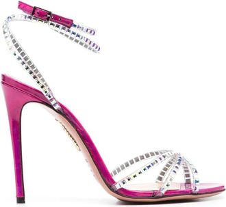 Aquazzura Sandalen - Sandals Fuchsia - Gr. 36 (EU) - in Gold - für Damen