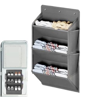 Generic Rv Schuhaufbewahrung - 3-lagig Hausschuhe Lagerregal f&uuml;r s,Wandmontierte Schuh- und Handtaschenst&auml;nder F&uuml;r Eingang Studentenzimmer Waschk&uuml;che Schlafzi