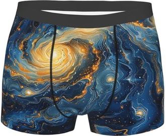 Generic sous-Vêtement Uomo Ciel étoilé Galaxie psychédélique Calecon Boxer Anti-Irritation Caleçon Fitted et Anti Frottement M