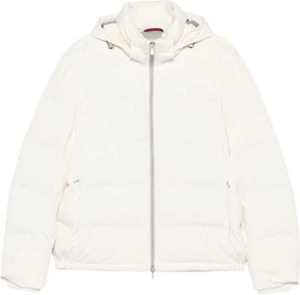 Brunello Cucinelli Veste en nylon stretch bonded - Homme - Vestes - Blanc - Taille: S