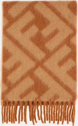 Fendi Ff Schal Aus Alpaka Und Wolle