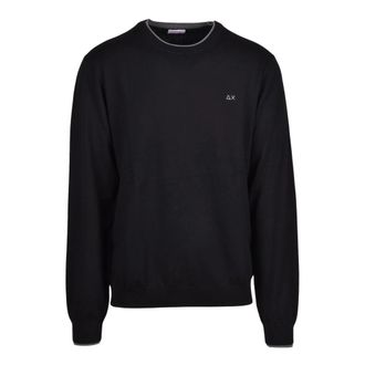 Sun 68 Pullover Rundhals - - Knitwear - Herren - Schwarzk - 2XL