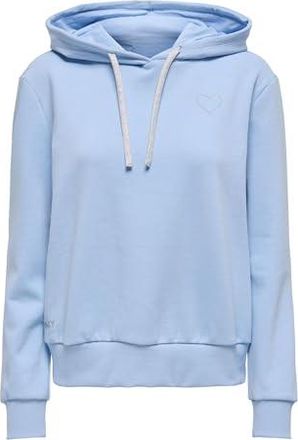 Only Only Onlnoli L/S Heart Hood SWT Sweat &agrave; Capuche pour Femme, Open Air, M