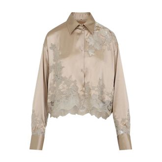 Ermanno Scervino Damen, Blusen & Hemden, Beige, 2XSGröße