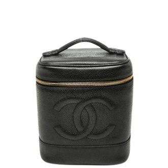 Chanel Pre-owned Vintage Vanity Bag - - Pre-owned - Damen - Schwarzk - ONE SIZE