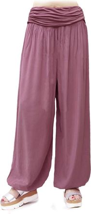 Glamexx24 Damen XXL Leichte Pumphose Haremshose Freizeithose Sommerhose Hose mit vielen Muster 13090, Rot, M/L