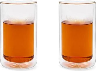 Bredemeijer 2-teilige doppelwandige Trinkgl&auml;ser aus Glas - Glasbecher mit je 400 ml Fassungsverm&ouml;gen - f&uuml;r kalte und hei&szlig;e Getr&auml;nke