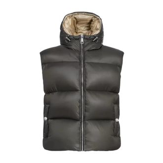 Khrisjoy Puffer Weste mit Kapuze - - Jackets - Damen - Gr&uuml;n - M