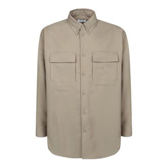 Off-white Beige Jacke Stilvolles Design Aw23 - - Shirts - Herren - Beige - S