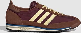 adidas Baskets SL72 OG Bordeaux, Marron, Jaune P&acirc;le