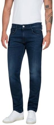 Replay Jean pour Hommes avec Power Stretch, Bleu (Bleu Fonc&eacute; 007), 38W / 34L
