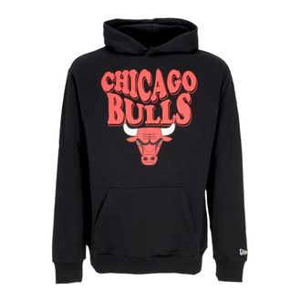 New Era Chicago Bulls Script Hoodie Schwarz/Rot - - Sweatshirts & Hoodies - Herren - Schwarzk - 2XL