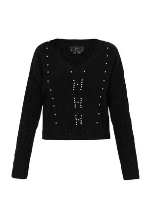 Faina Pullover Frauen Schwarz