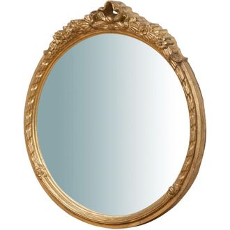 Biscottini International Biscottini - vertikale / horizontale wandholzspiegel aus goldblatt L40XPR4XH45 cm Hergestellt in Italien