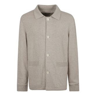Ermenegildo Zegna Homme, Pulls, Beige, Taille: 2XL Manteau Beige en Cachemire