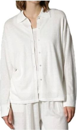 Sminfinity Femme, Blouses et Chemises, Blanc, Taille: 40/42 FR Summer Shirt