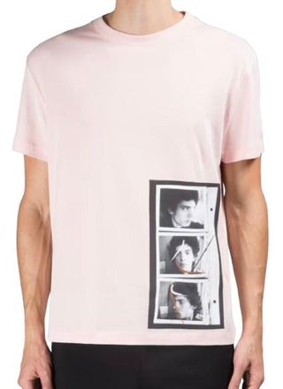 Raf Simons Pink Cotton T-Shirt Size L