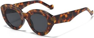 Generic Lunettes De Soleil &Agrave; Monture Ronde For Femmes, Lunettes De Soleil Tendance For F&ecirc;te Et Vacances(Multi-colored)