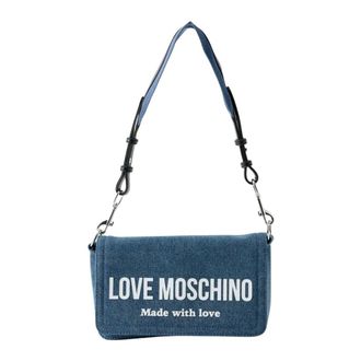 Love Moschino Borsa Denim - - Bags - Damen - Blau - ONE SIZE