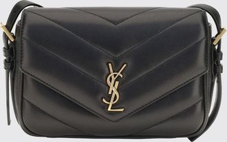 Saint Laurent Mini sac LouLou en cuir dagneau matelass&eacute; avec rabat