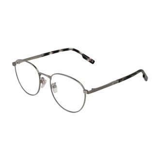 Ermenegildo Zegna Graue Runde Titan Optische Brillen - - Accessories - Herren - Grau - ONE SIZE