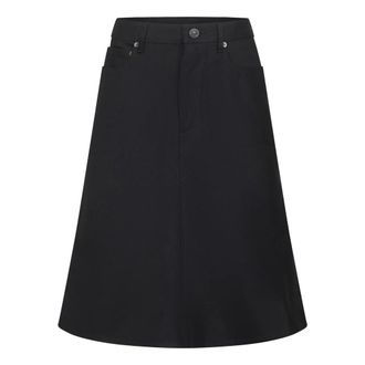 Balenciaga Godet Midi Rock - - Skirts - Damen - Schwarzk - S