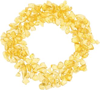 NUOBESTY 1000g Vasenf&uuml;llsteine aus Goldkieseln 5 7mm Dekorativer Zierkies f&uuml;r Vasen Aquarium Pflanzen Natursteinsplitter f&uuml;r Garten Bonsai und Heimdeko