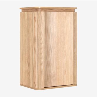Sklum Sklum - Carsone Badezimmer-Wandschrank aus Holz Braun Natur