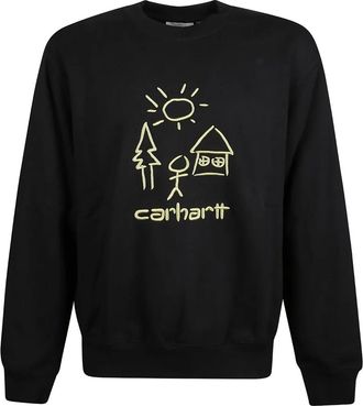 Carhartt Work in Progress sweat à broderies - Noir