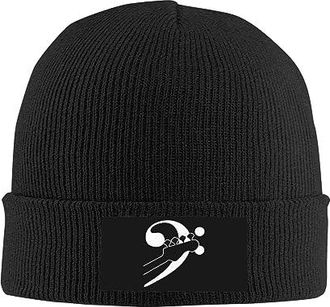 Generic Bonnet Chapeau, Guitare Basse Clef Bassiste Musicien Musique Bassiste Chapeau dhiver Tricot&eacute; Doux Beanie Tricot&eacute; Simplement Knit Beanie pour Cyclisme 