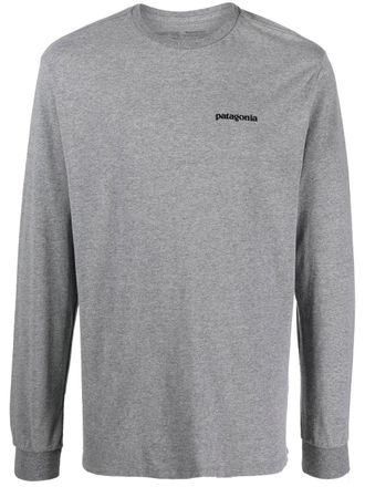 Patagonia T-Shirt mit Logo-Print - Grau