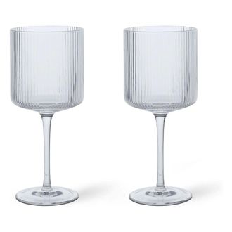 Ferm Living Verres à vin rouge Ripple - Set de 2 Ferm Living
