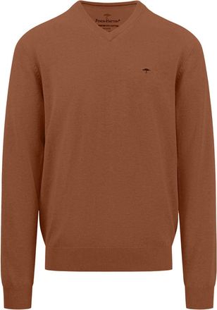 Fynch-Hatton Herren Feinstrickpullover mit V-Ausschnitt, Hazel, XXL