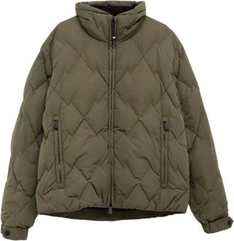 Moncler Doudoune Bramans &agrave; col montant - Homme - Vestes - Vert - Taille: S