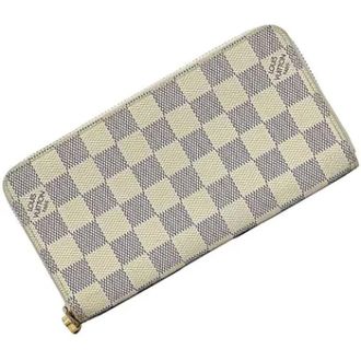 Louis Vuitton Portefeuille en Toile Pre-owned - Femme - Pre-owned - Blanc - Taille: ONE Size