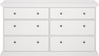 ebuy24 North Kommode 6 Schubladen weiß