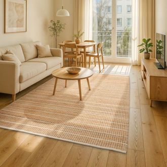 Sch&ouml;ner Wohnen Kollektion SCH&Ouml;NER WOHNEN Tapis &laquo;Nalaya&raquo; beige 120 x 170 cm avec sous-tapis