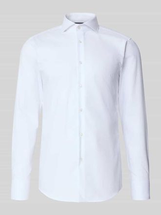 HUGO BOSS Slim Fit Businesshemd aus reiner Baumwolle Modell HANK