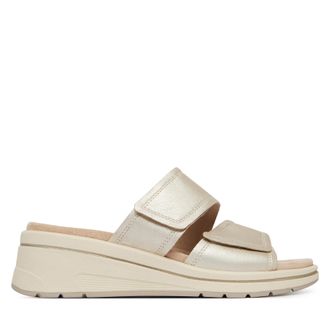 Caprice Pantoletten Caprice 9-27207-46 Goldfarben