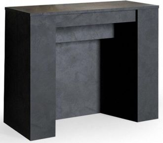 Itamoby Itamoby - Console extensible 90x48/296 cm Venus Spatul&eacute; Anthracite