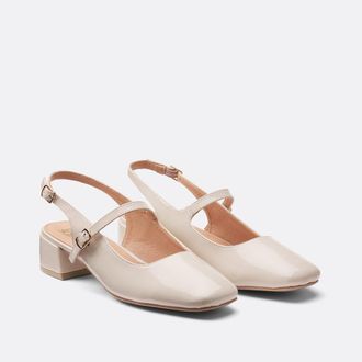 La Redoute Collections Ballerines Babies Vernies &Agrave; Petit Talon